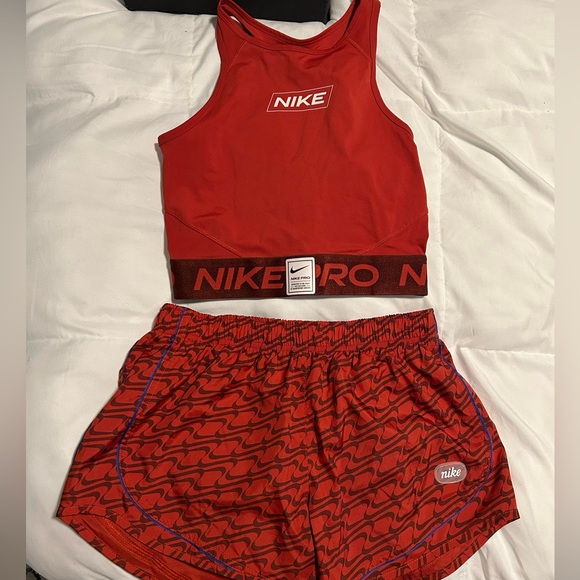 Nike | Shorts | Nike Workout Set Shorts And Top | Poshmark